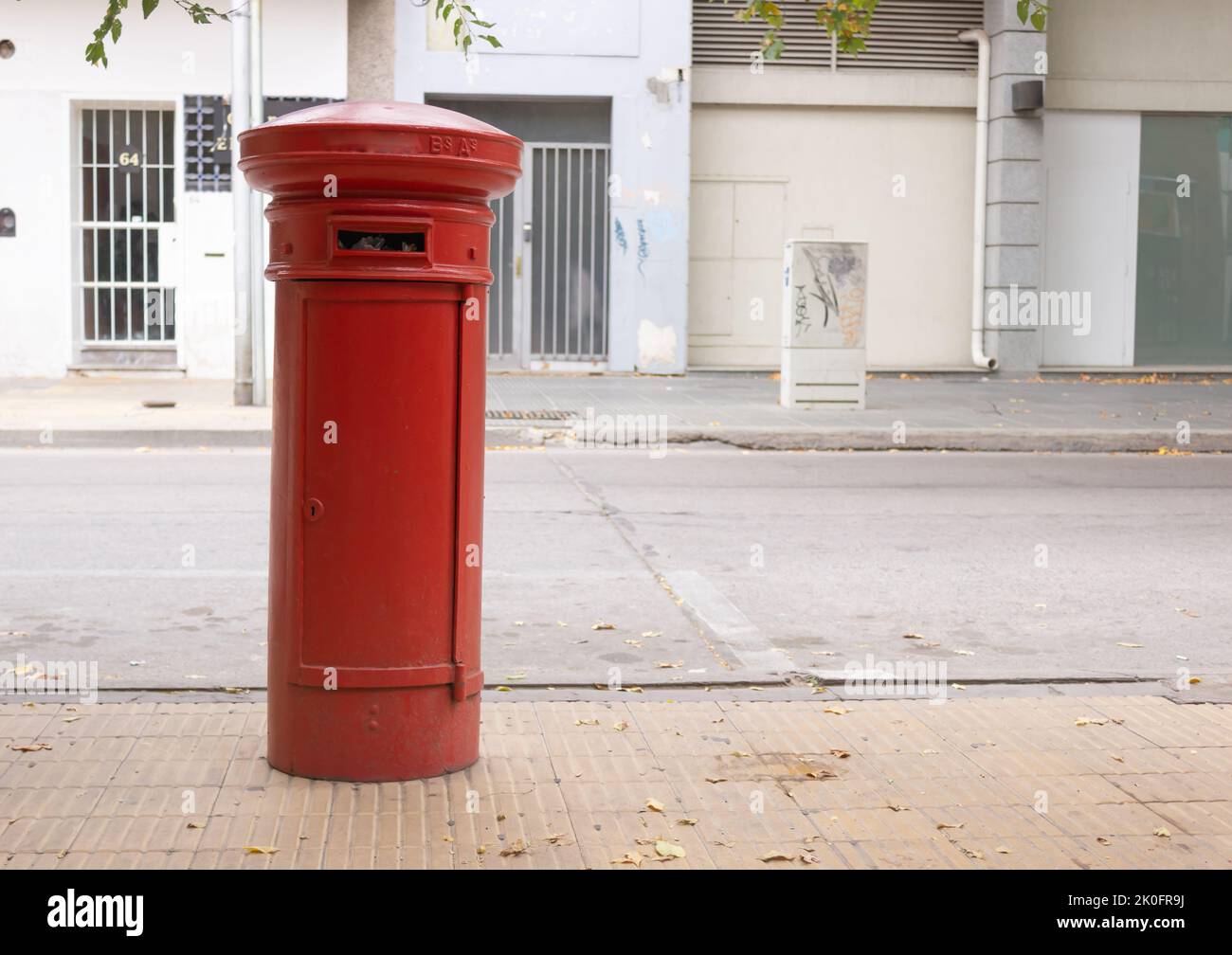 Antique red mailbox hi-res stock photography and images - Alamy