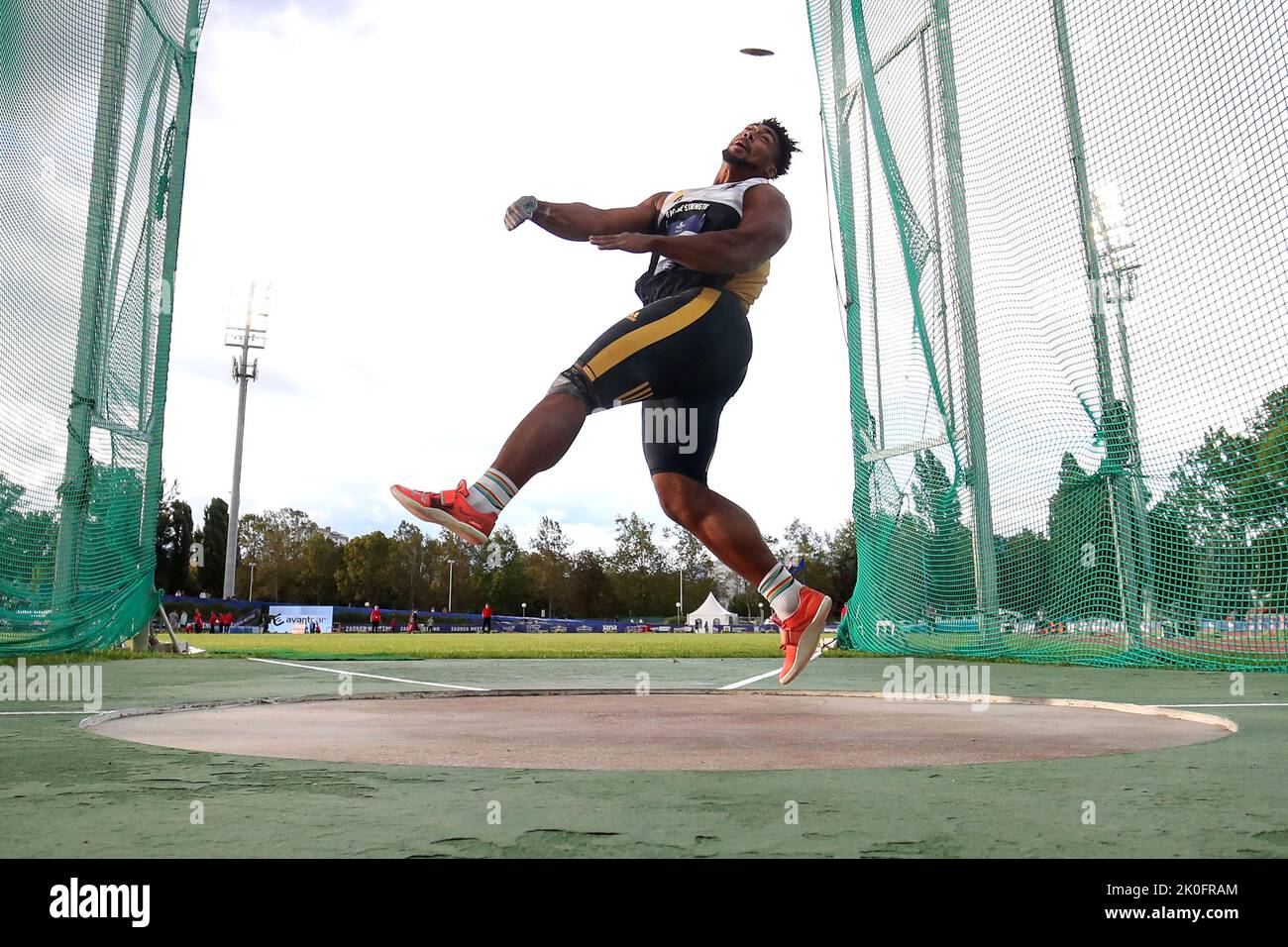 ZAGREB, CROATIA - SEPTEMBER 11: Sam Mattis of USA competes in Men's ...