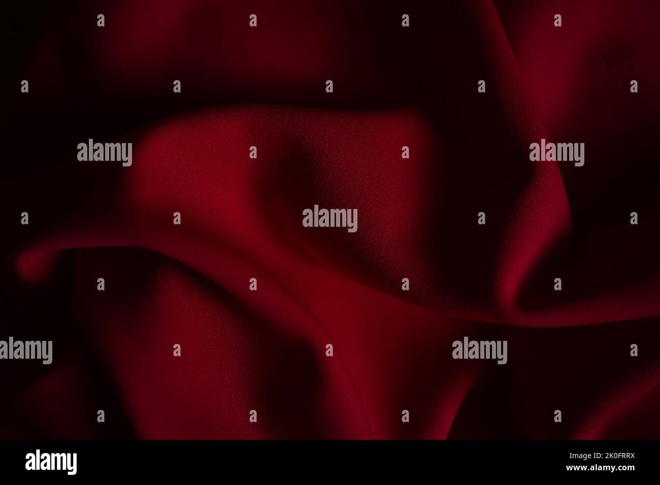 Closeup wrinkled dark red jersey, soft fabric background Stock Photo ...