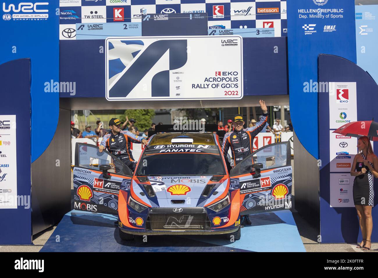 September 11, 2022, Rome, Greece: TANAK Ott (est), Hyundai Shell Mobis ...