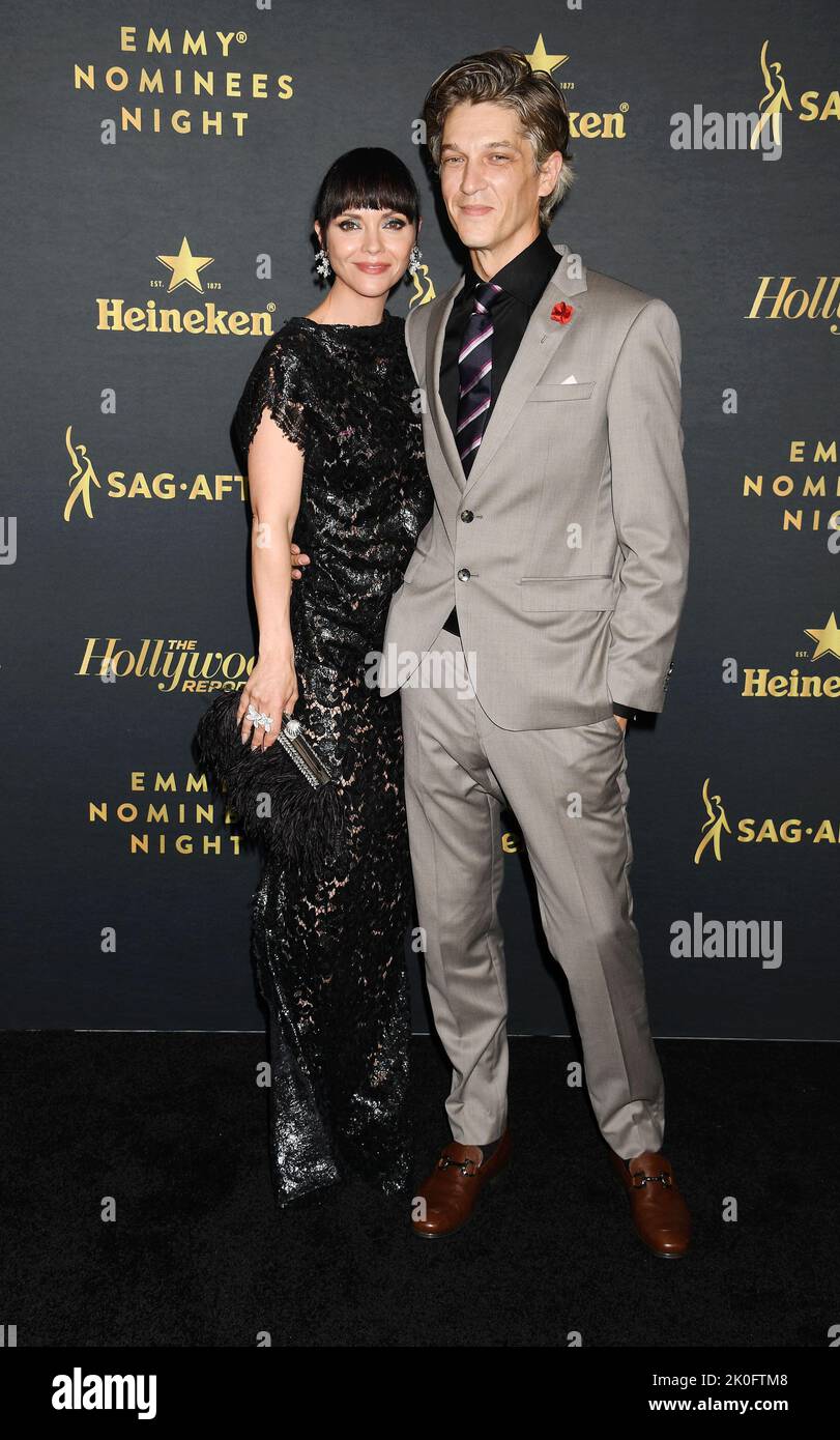 LOS ANGELES, CA - SEPTEMBER 10: (L-R) Christina Ricci and Mark Hampton ...