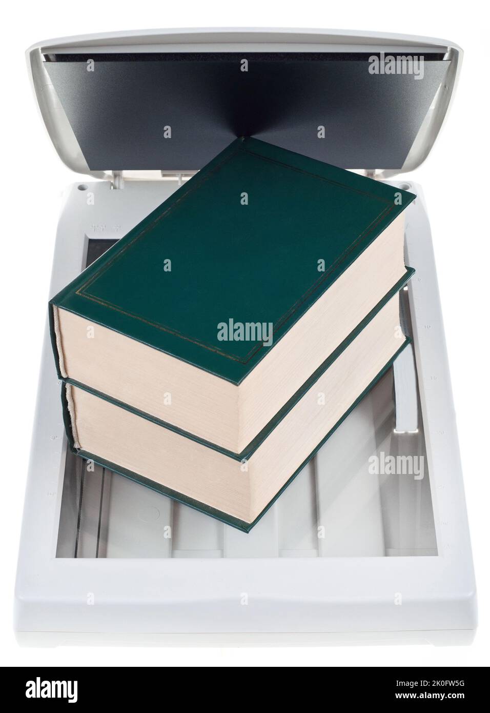 Scanner isolated on white background Stock Photo - Alamy