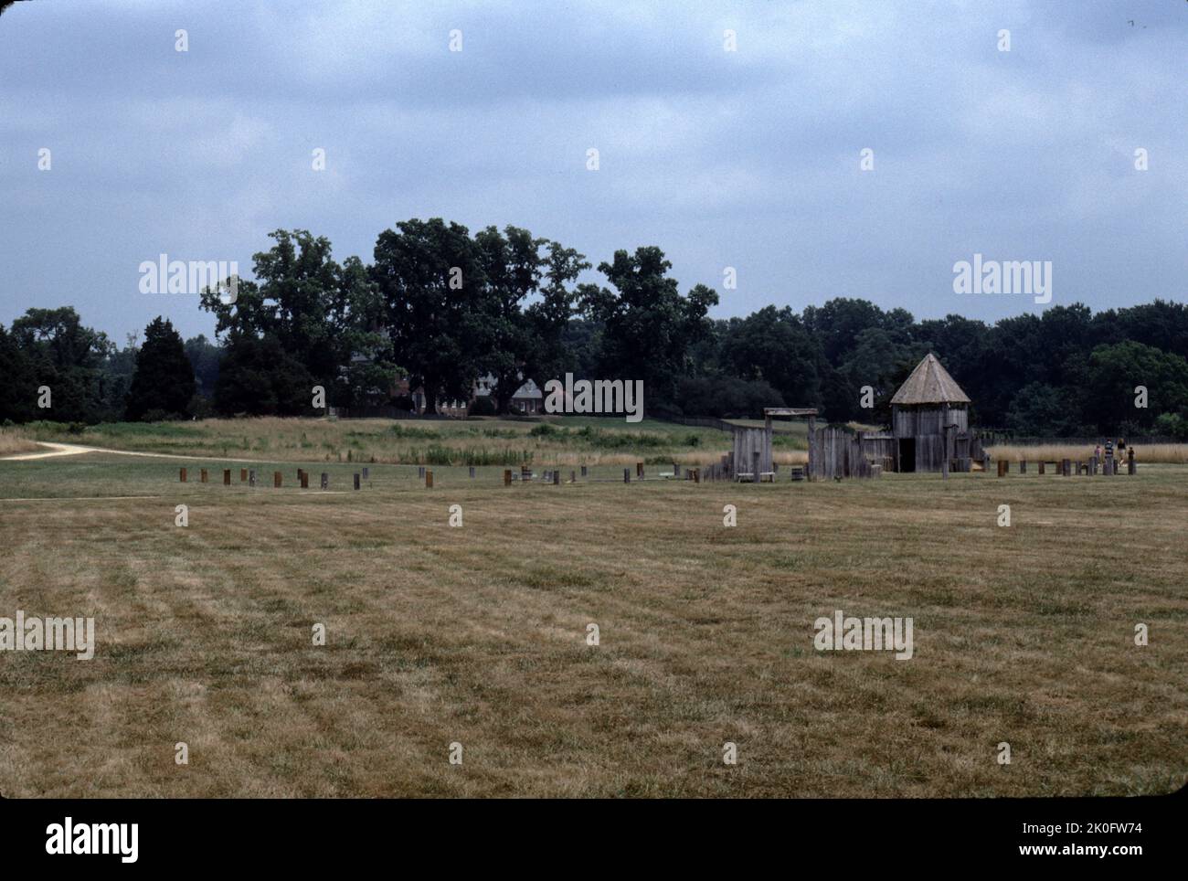 Williamsburg VA USA 9/1993. Martin's Hundred was an early 17th-century ...