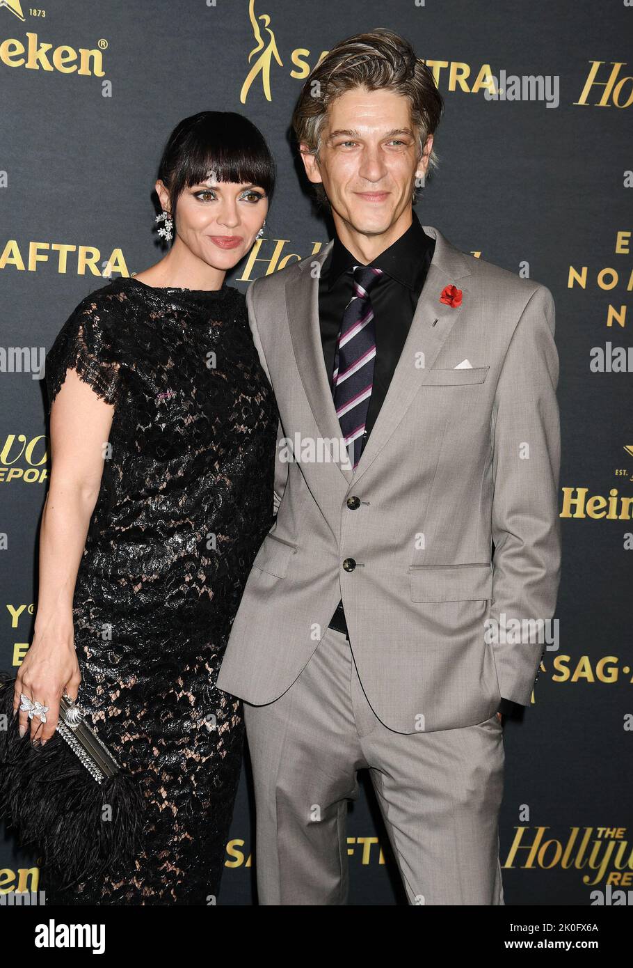 Los Angeles, Ca. 10th Sep, 2022. (L-R) Christina Ricci and Mark Hampton attend The Hollywood ...