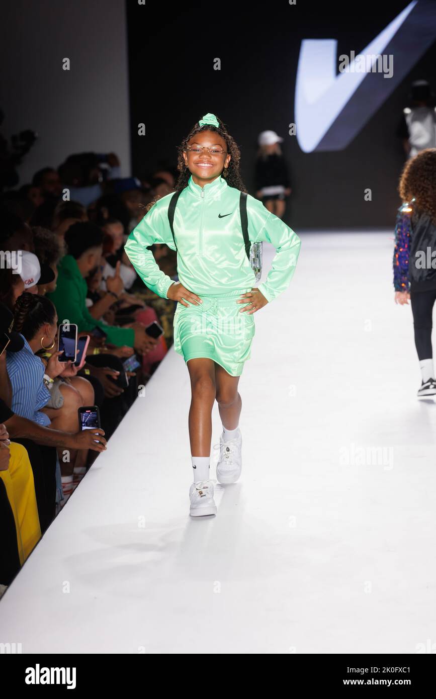 8 September 2022 - New York City - Child model walks runway wearing ...