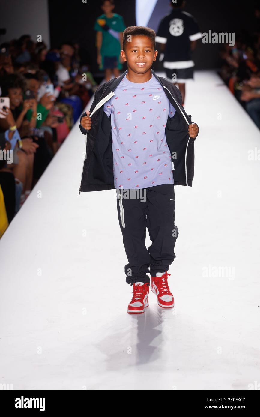 8 September 2022 - New York City - Child model walks runway wearing ...