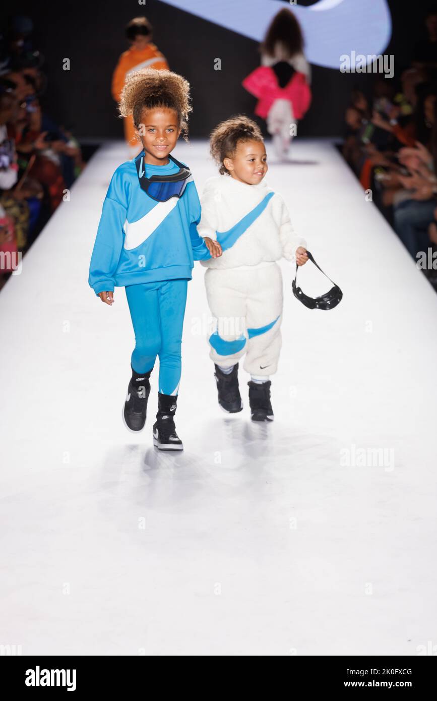 8 September 2022 - New York City - Child model walks runway wearing ...