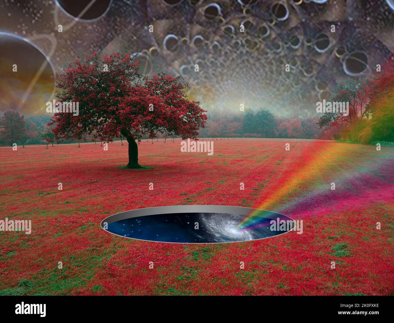 Science tree earth painting hi-res stock photography and images - Alamy