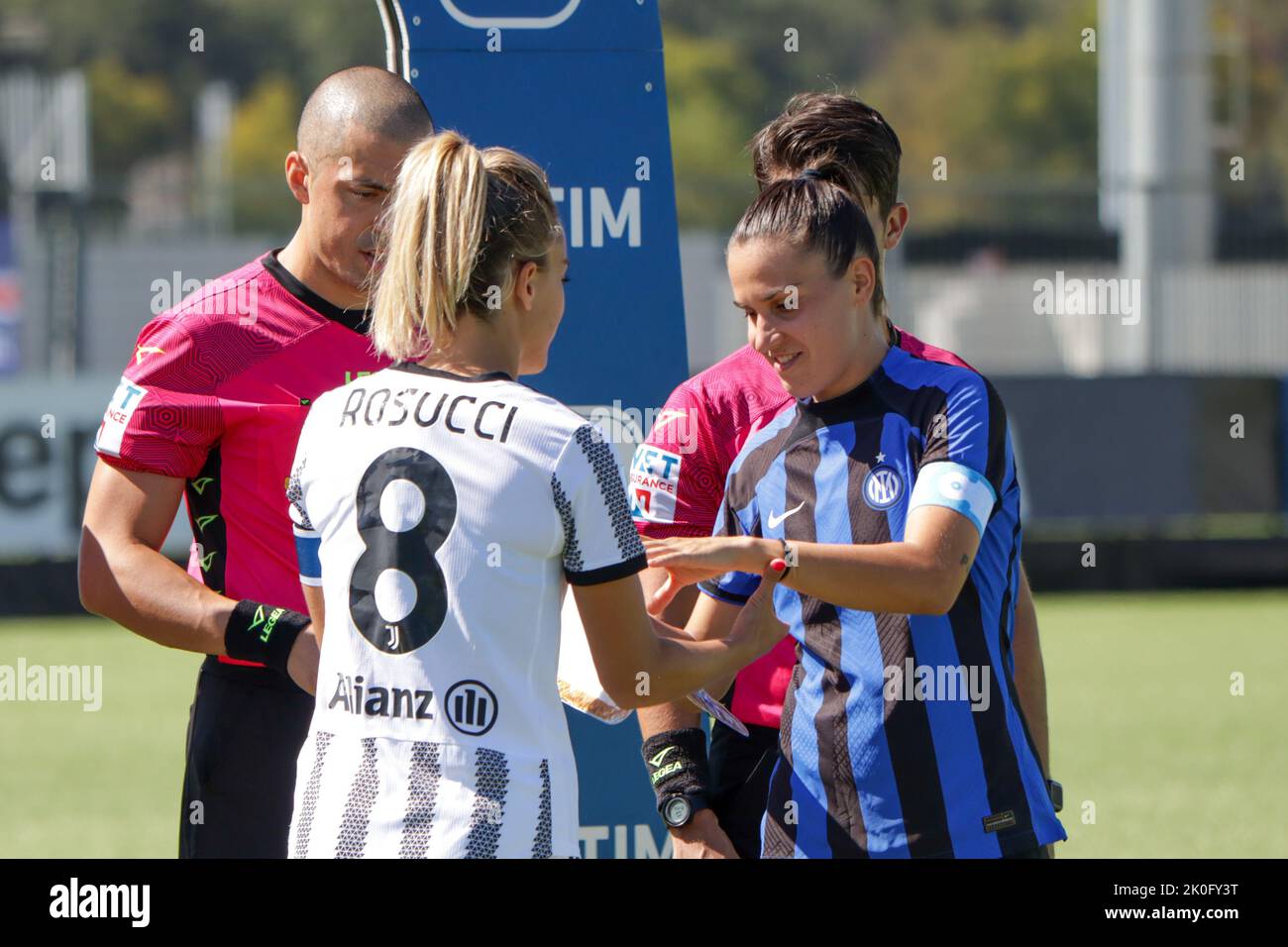 Juventus Training Center, Turin, Italy, September 11, 2022, Captains ...