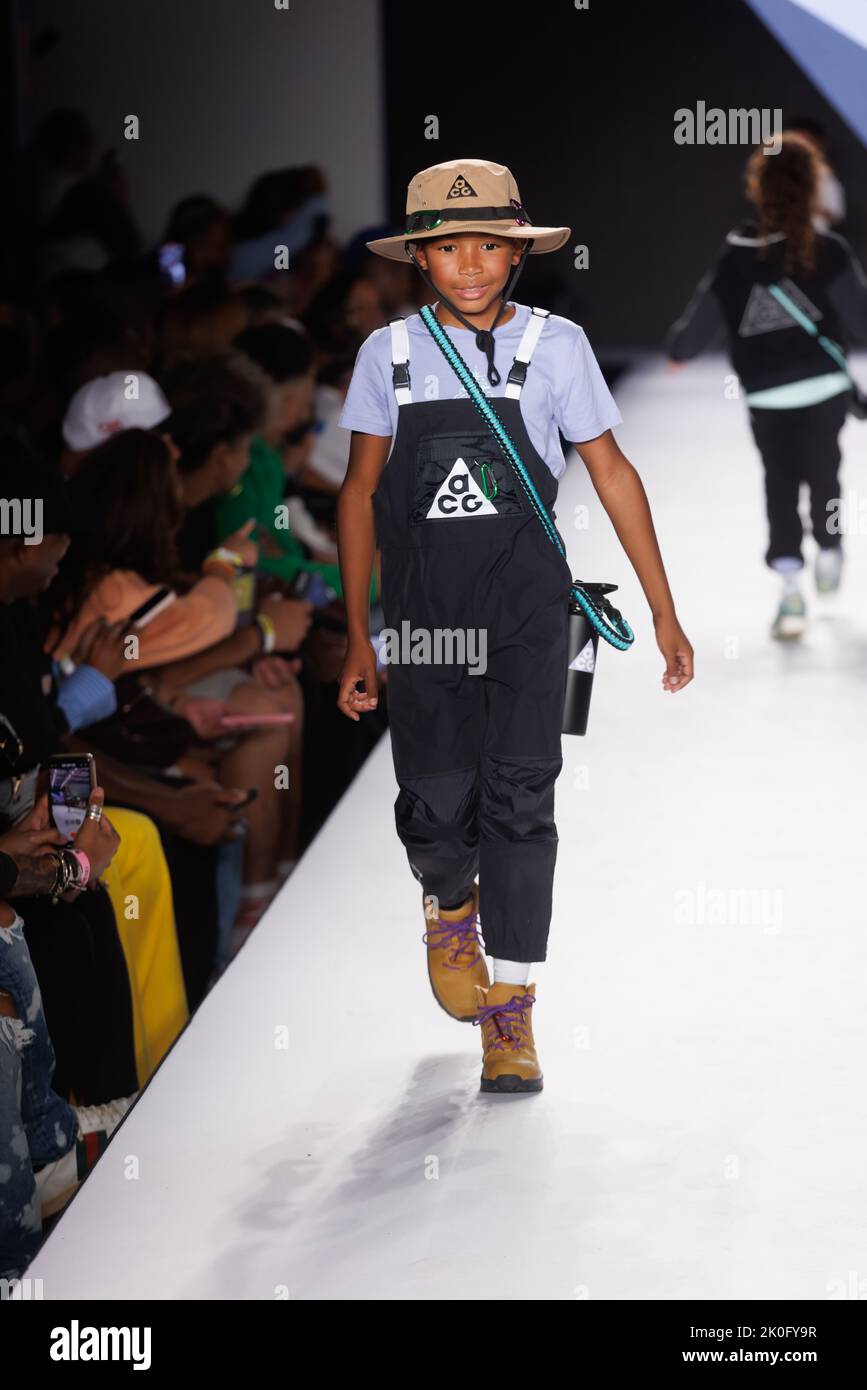 8 September 2022 - New York City - Child model walks runway wearing ...