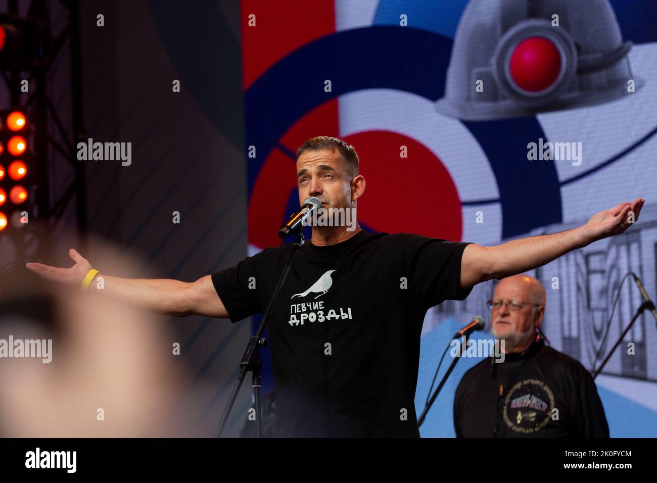Moscow, Russia. 11th of September, 2022. Russian actor Dmitry Pevtsov ...