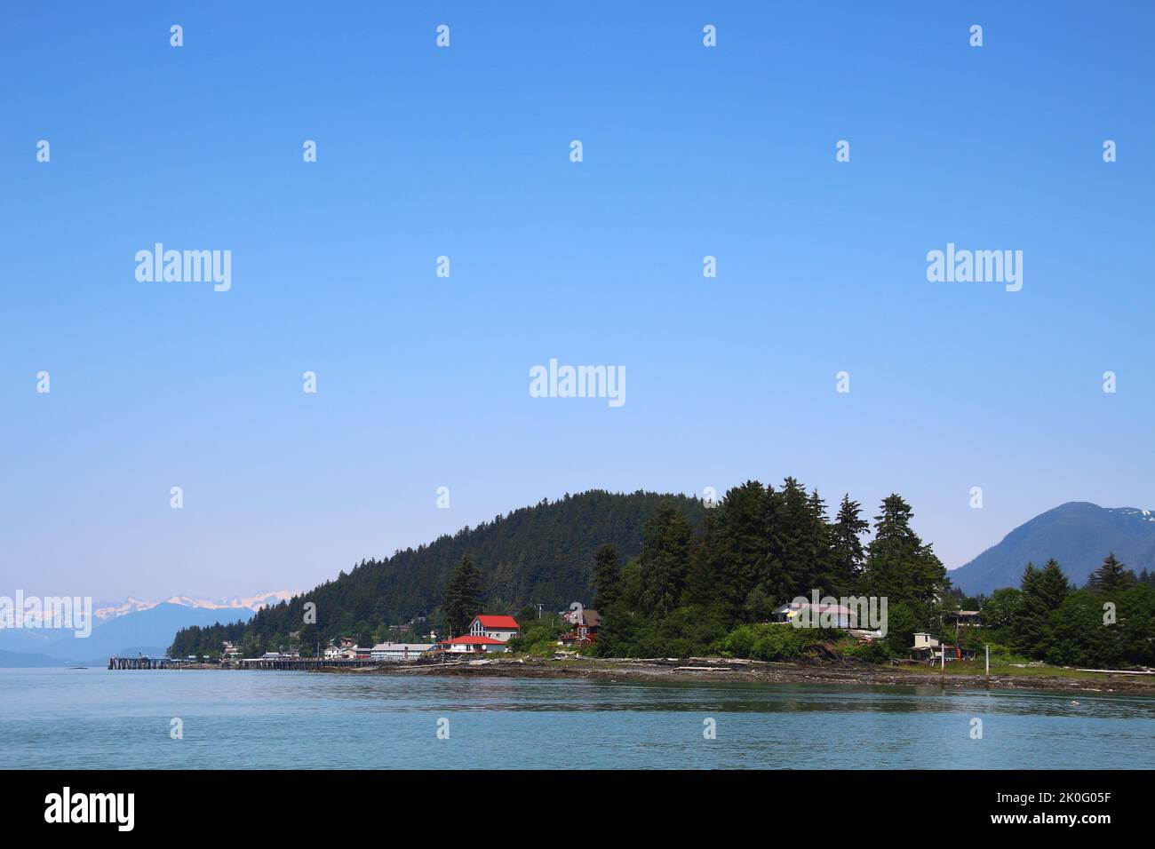 Wrangell, one of Alaska's oldest and most historic island towns Stock ...