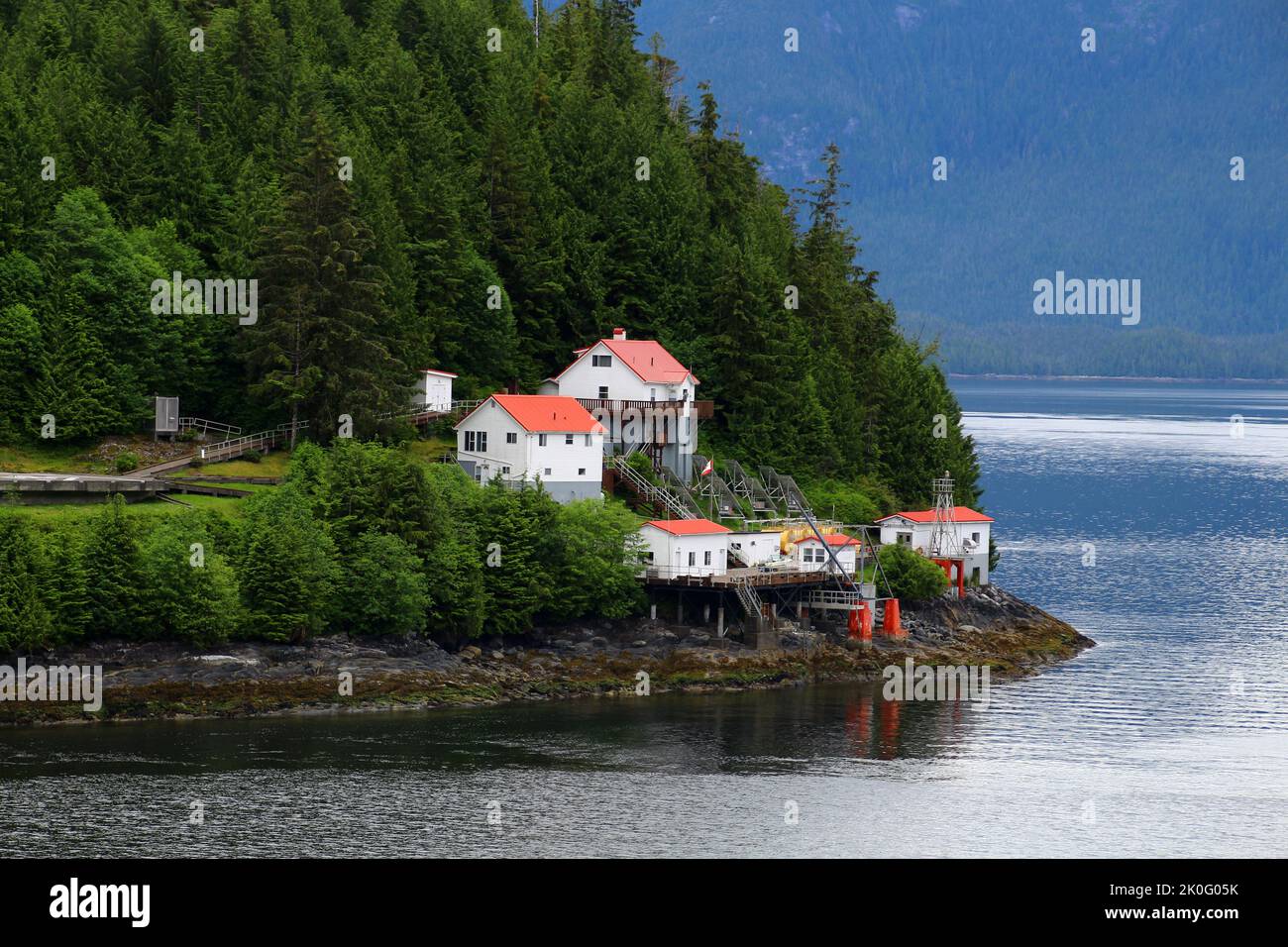 Boat Bluff Lighthouse, British Columbia, Canada Stock Photo - Alamy