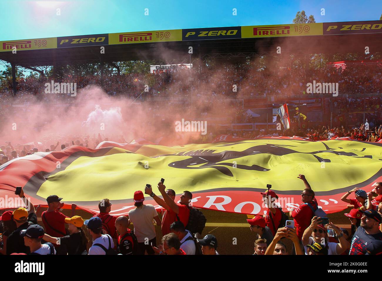 September 11 2022: .SUPPORTERS FERRARI.During the Race of FORMULA 1 ...
