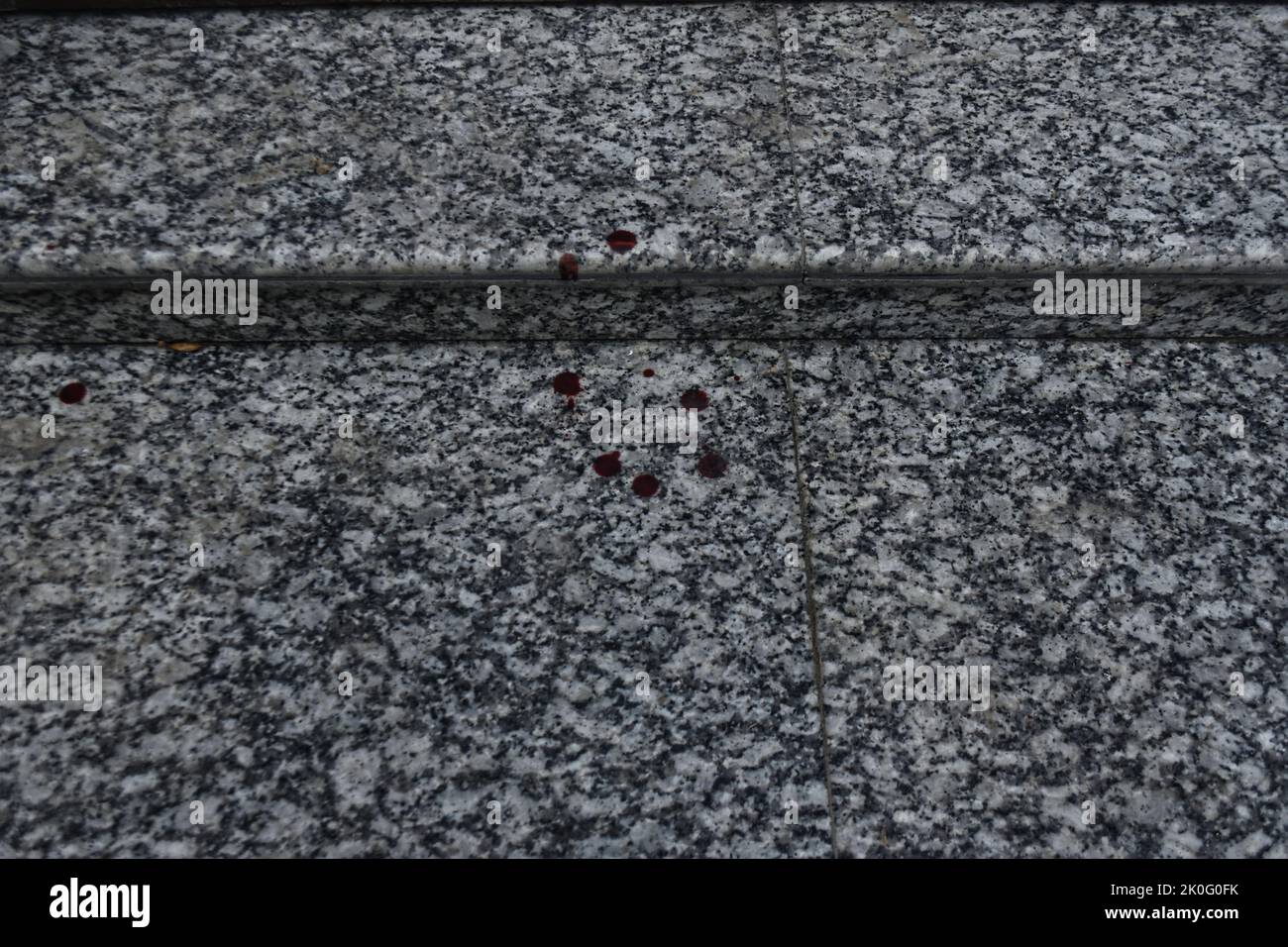 Srinagar, India. 11th Sep, 2022. blood stains on floor of an old man ...