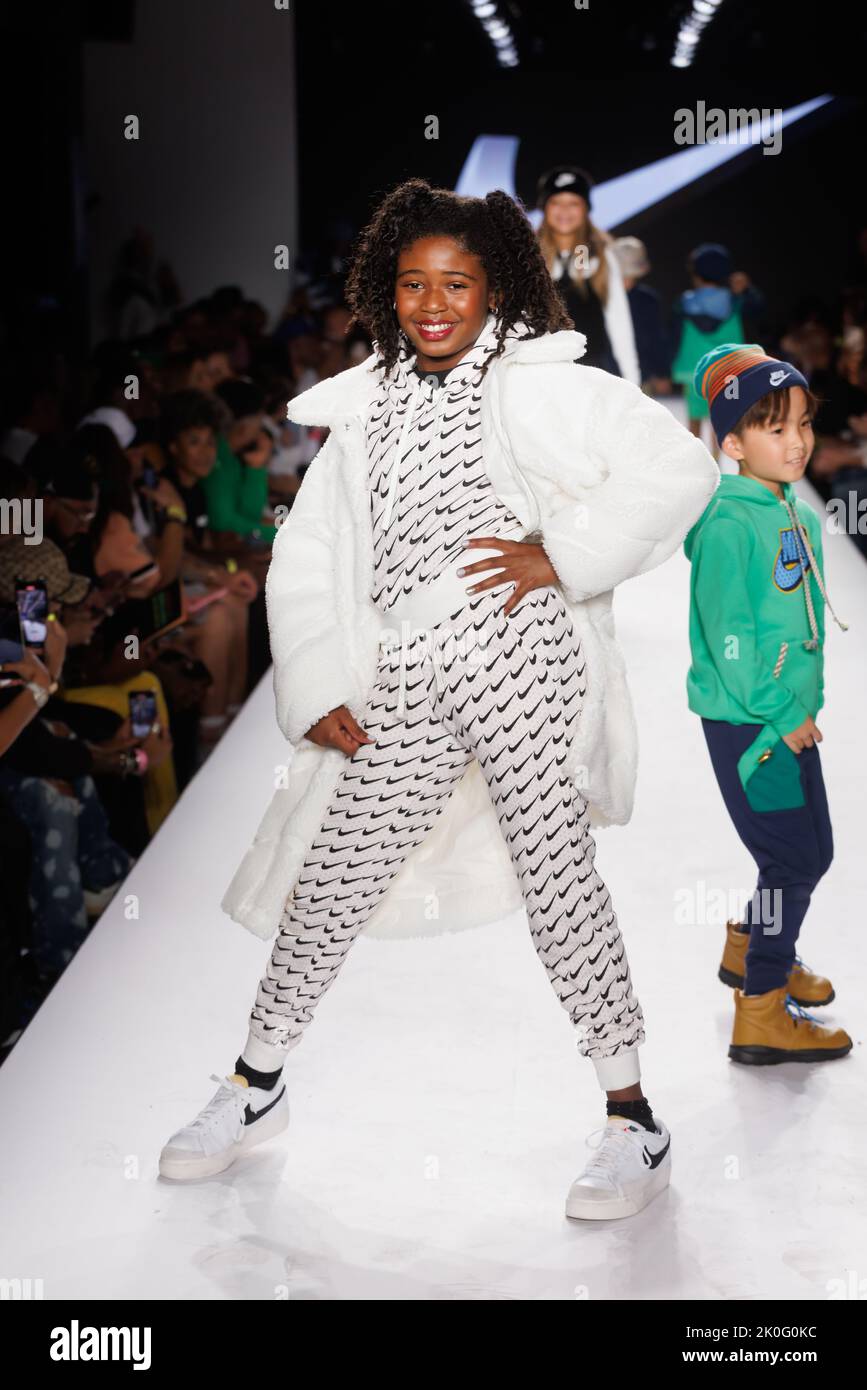 8 September 2022 - New York City - Child model walks runway wearing ...