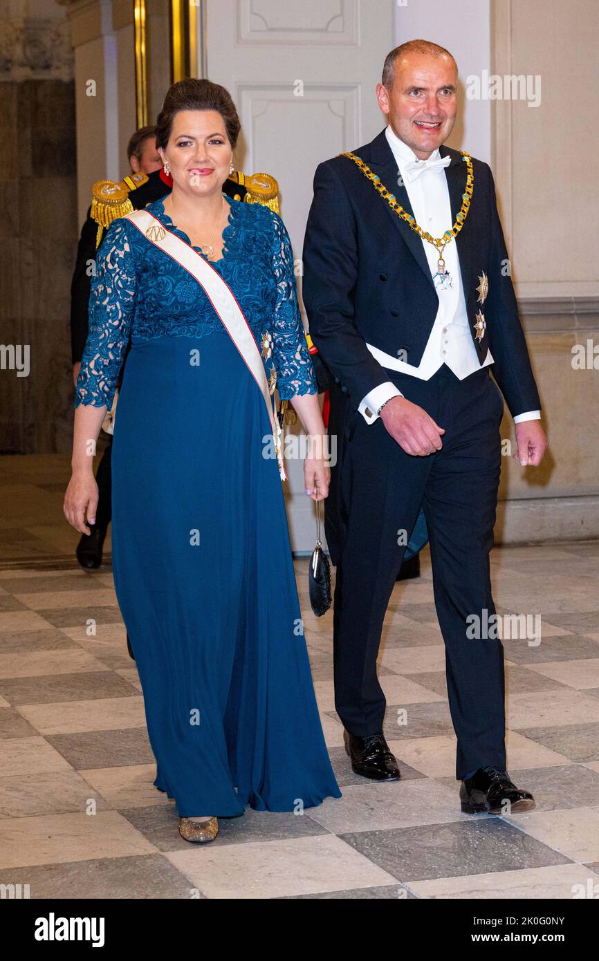 President of Iceland Guðni Thorlacius Johannesson and his wife Eliza ...