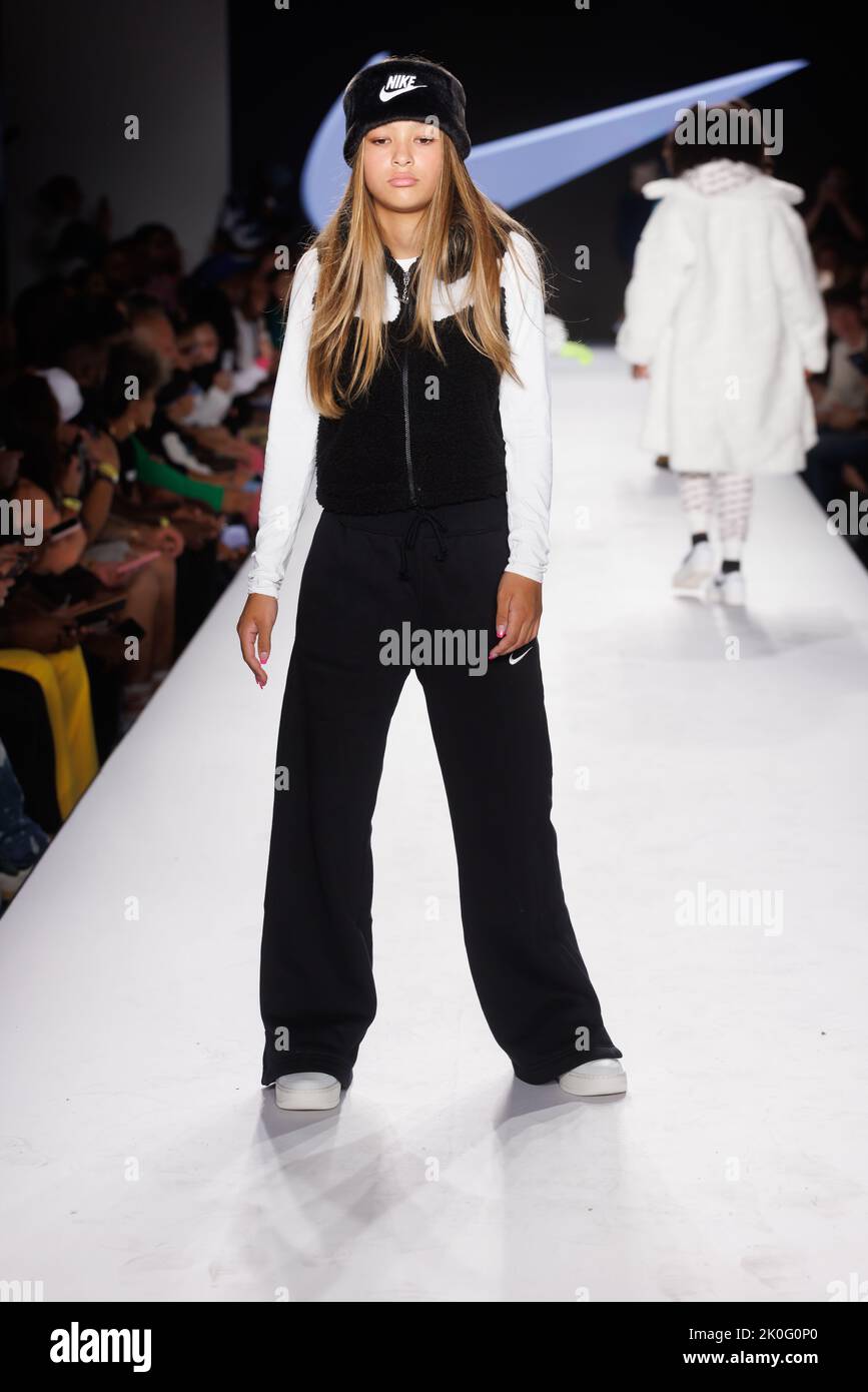 8 September 2022 - New York City - Child model walks runway wearing ...