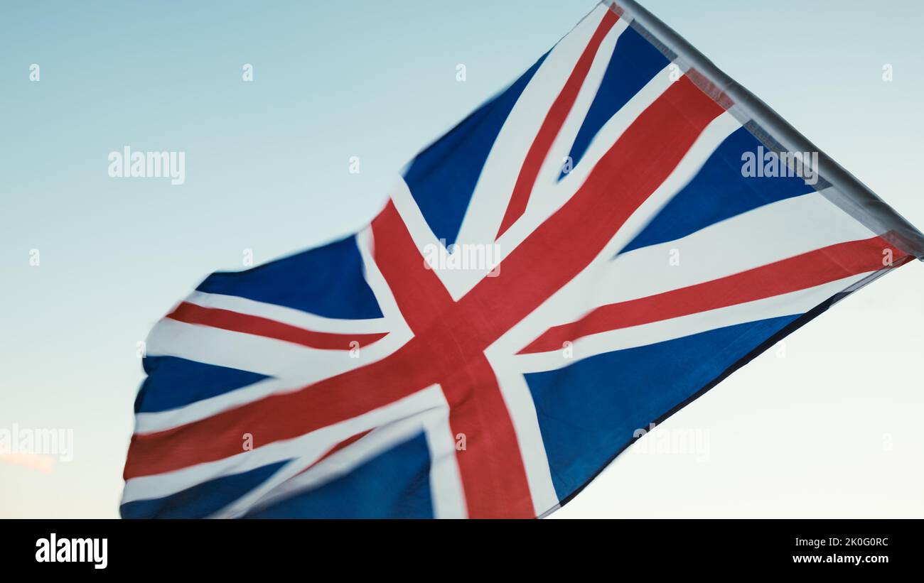 Animation flag united kingdom waving hi-res stock photography and ...