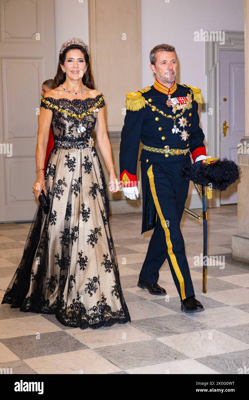 Crown Prince Frederik and Crown Princess Mary of Denmark attending a ...