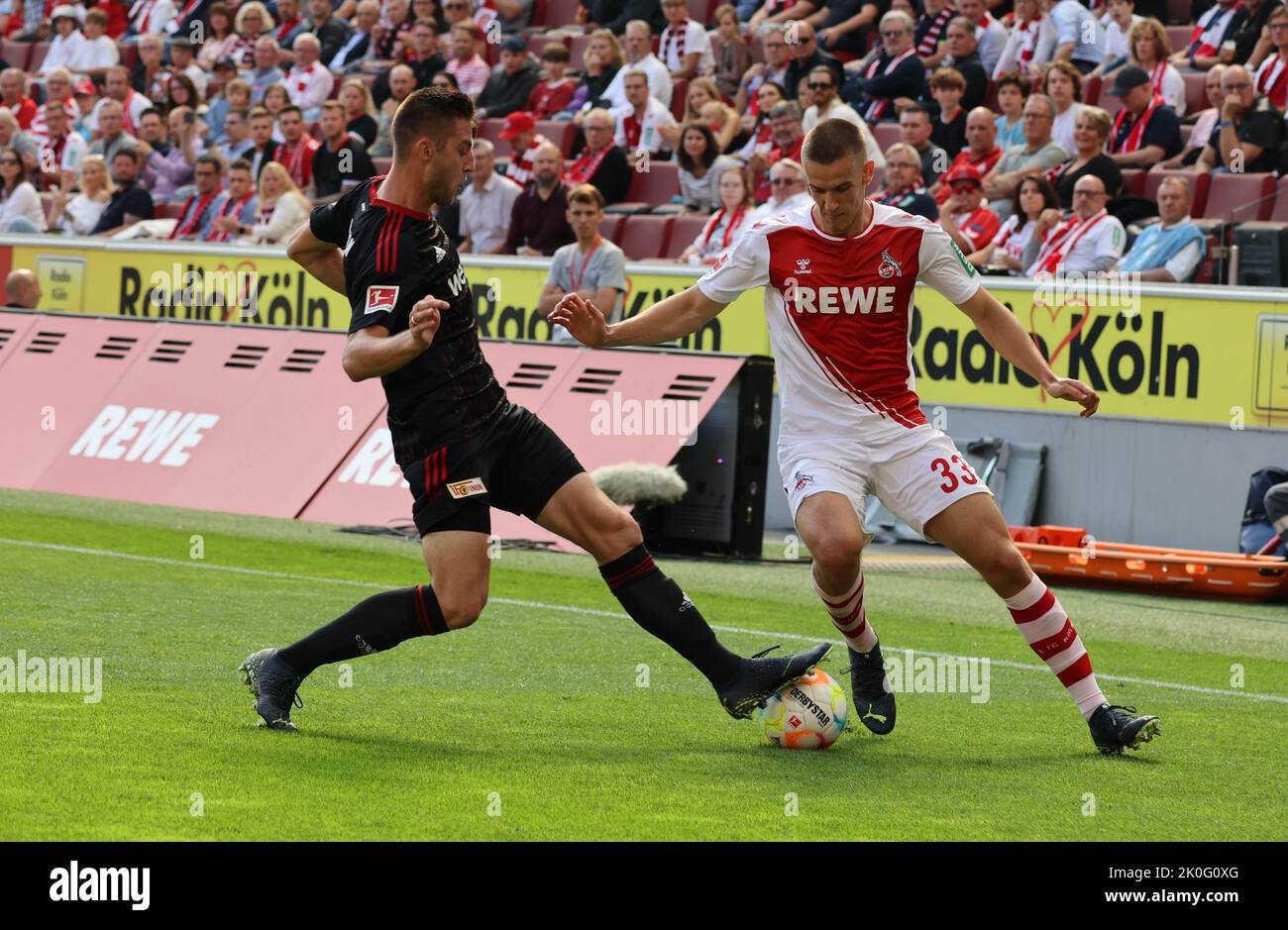 Cologne, Germany. 11th Sep, 2022. Bundesliga, matchday 6, 1. FC Cologne - 1. FC Union Berlin ...