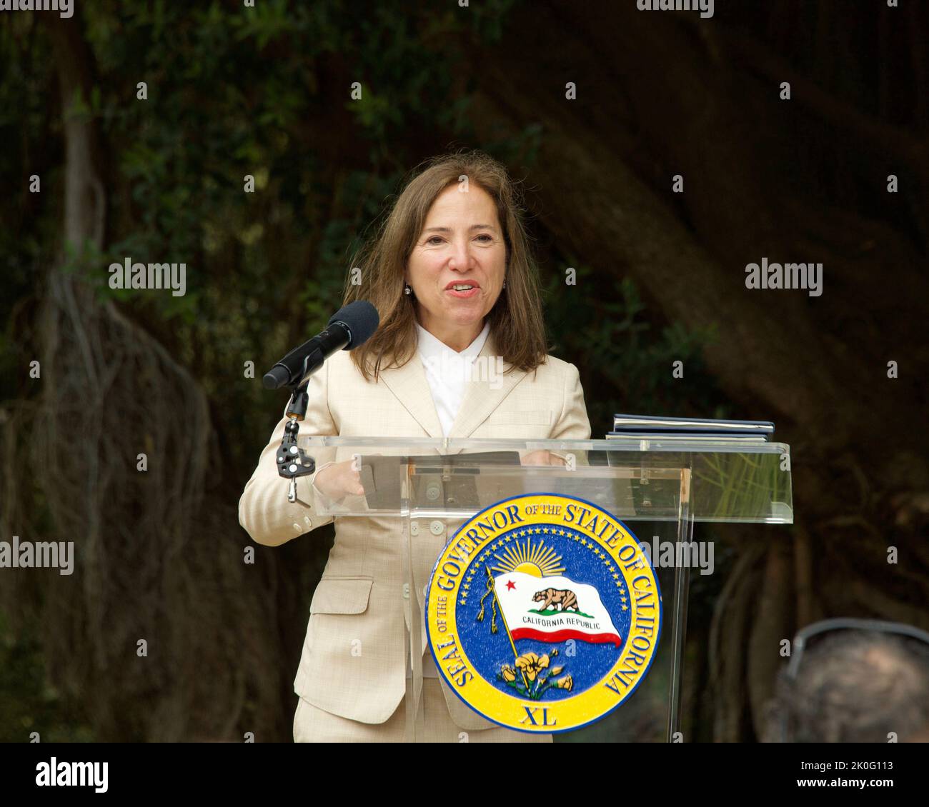San Francisco, CA - May 27, 2022: Lieutenant Governor Eleni Kounalakis ...