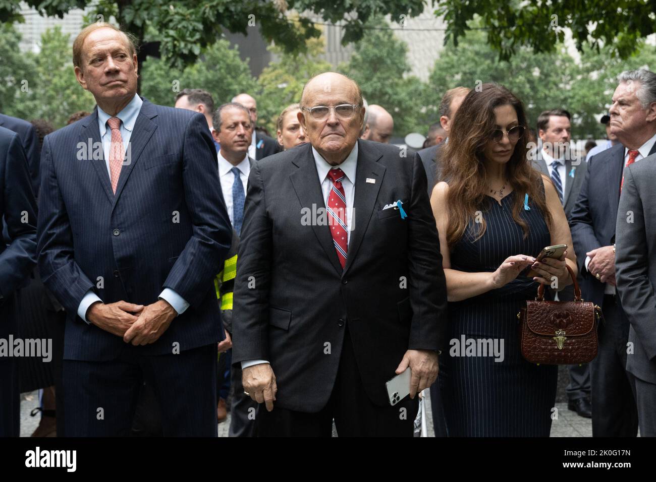Former NY Gov. George Pataki, former NYC Mayor Rudy Giuliani, and ...