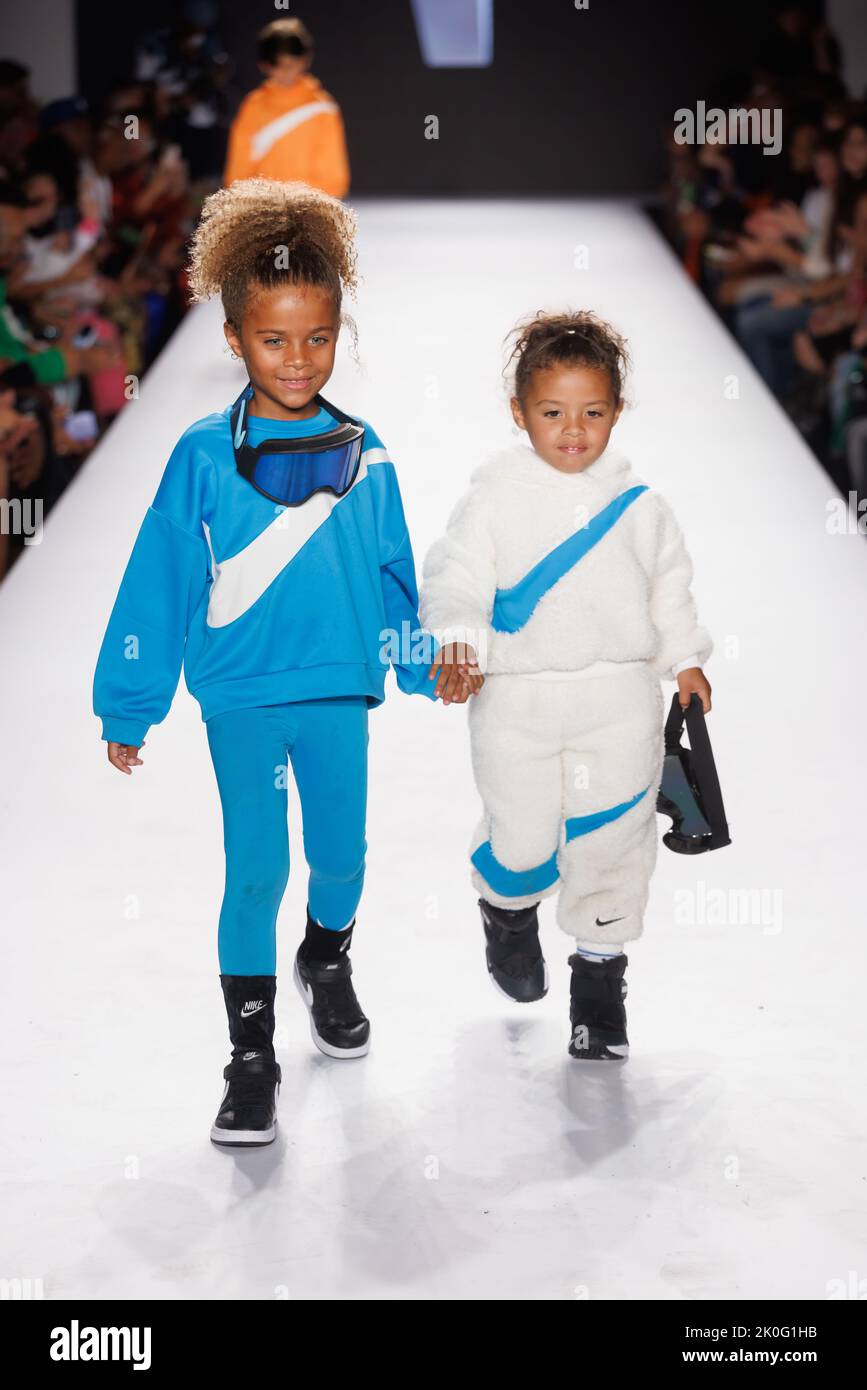 8 September 2022 - New York City - Child model walks runway wearing ...