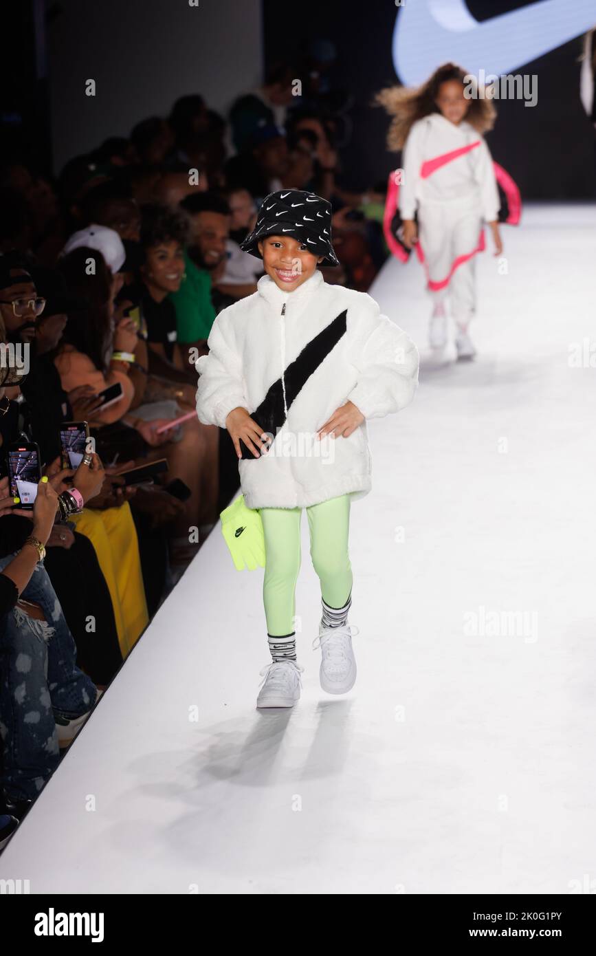 8 September 2022 - New York City - Child model walks runway wearing ...