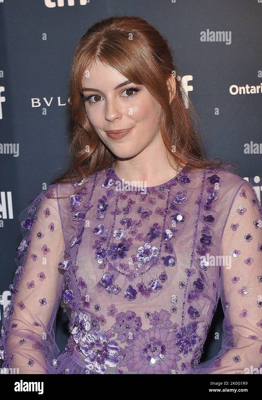 09 September 2022 - Toronto, Ontario, Canada - Amelia Gething. 2022 ...
