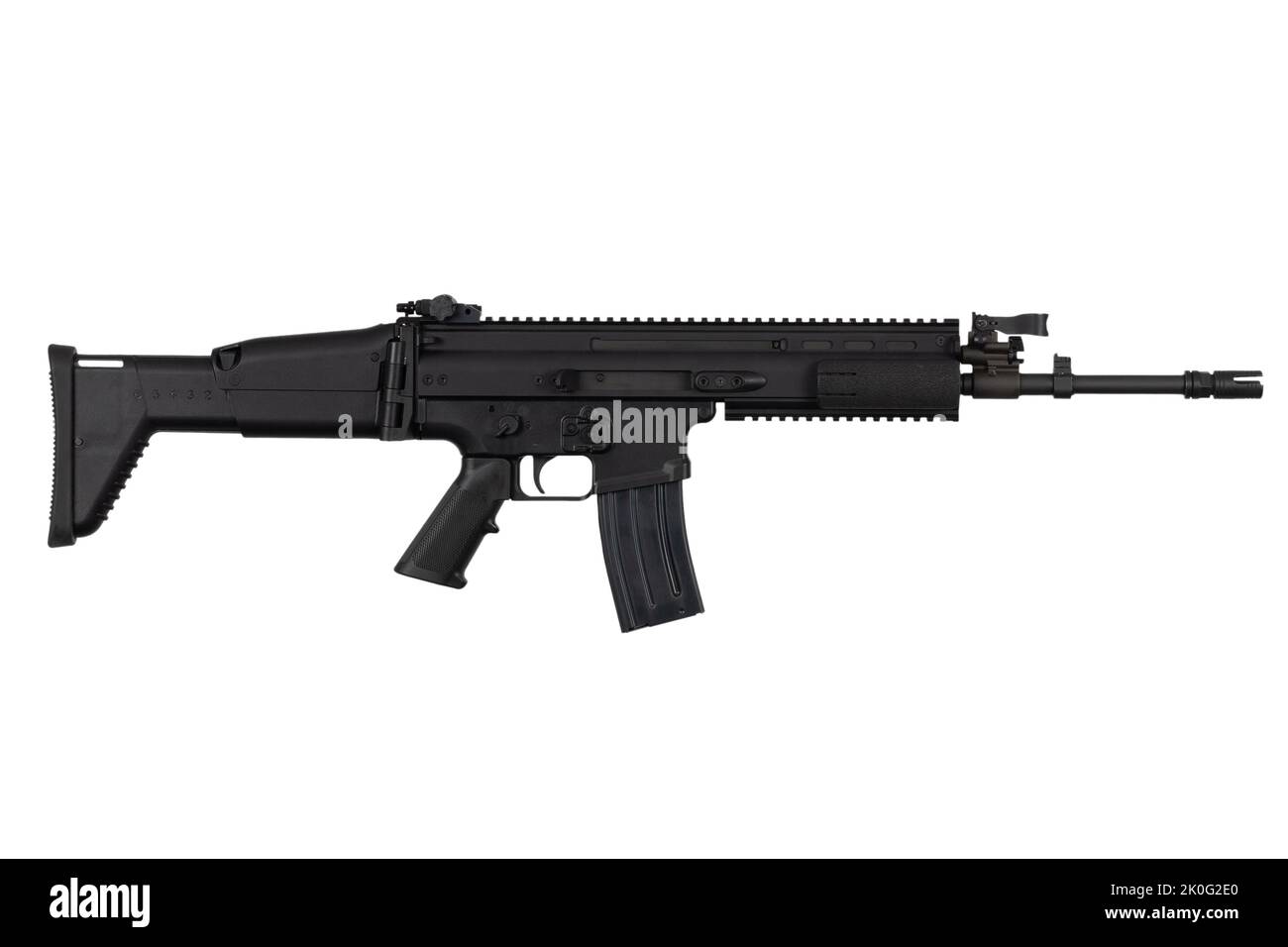 US Army carbine isolated on a white background Stock Photo - Alamy