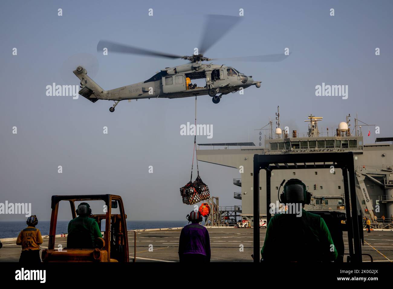 220814-A-EQ028-1108 RED SEA (Aug. 14, 2022) An MH-60S Seahawk ...