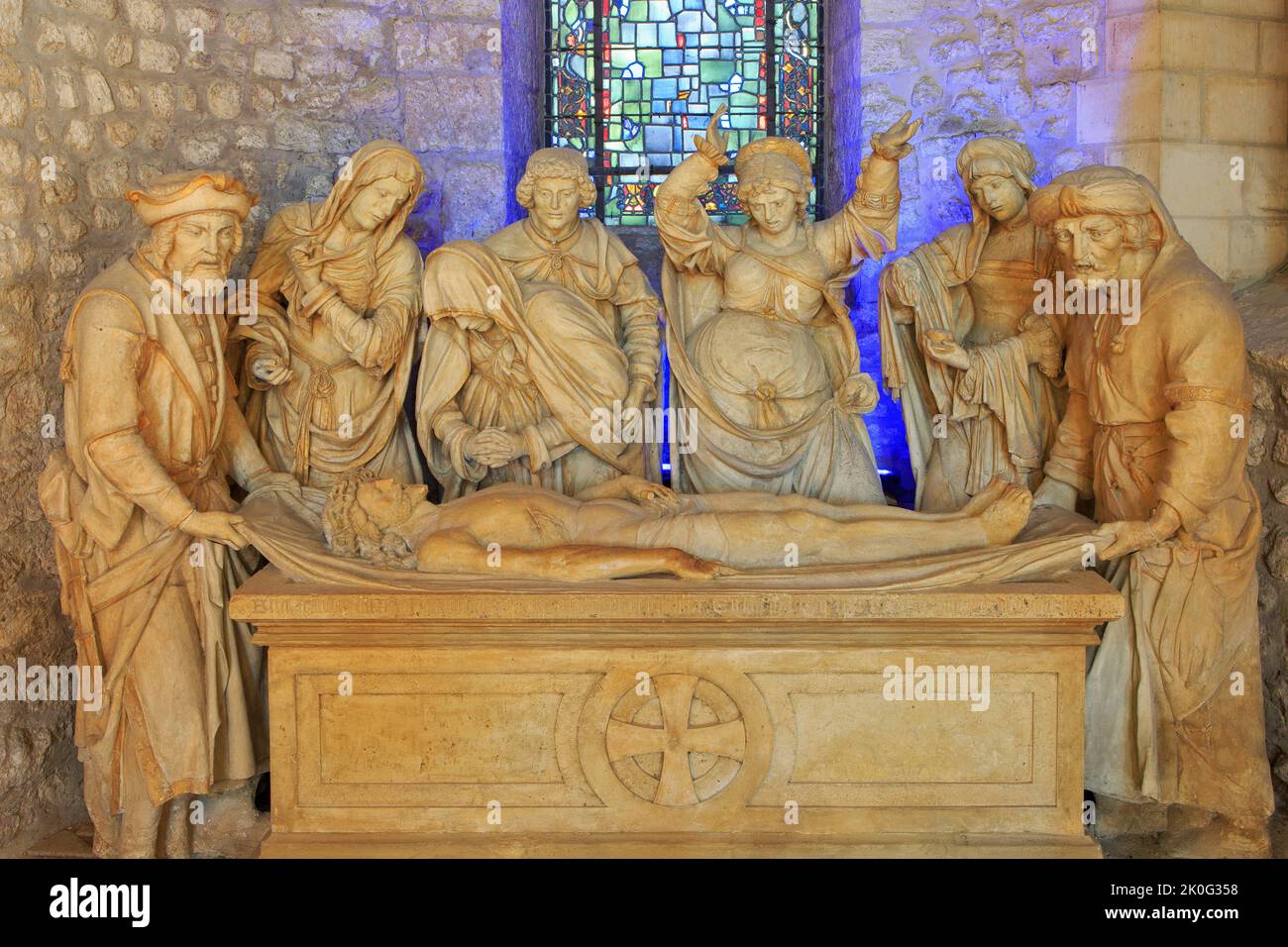 The Entombment of Christ (1531) at the Basilica of Saint-Remi in Reims ...
