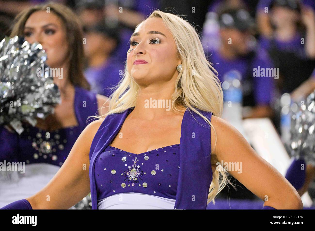 Fort Worth, Texas, USA. 10th Sep, 2022. TCU Horned Frogs Showgirls ...