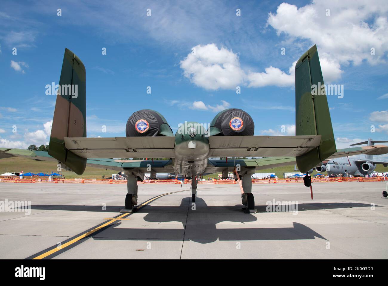 A U.S. Air Force A-10C Thunderbolt II sits on the flight line during ...
