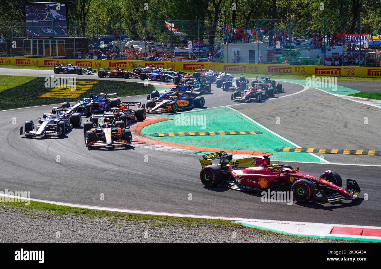 September 11 2022: ..START OF THE Race of FORMULA 1 PIRELLI GRAN PREMIO ...