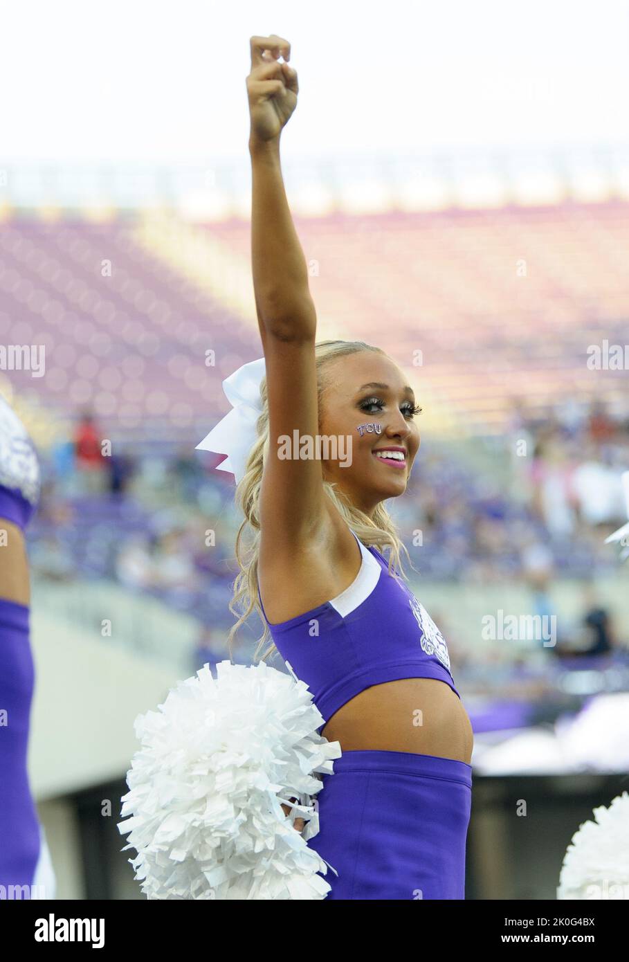 Fort Worth, Texas, USA. 10th Sep, 2022. TCU Horned Frogs cheerleaders ...