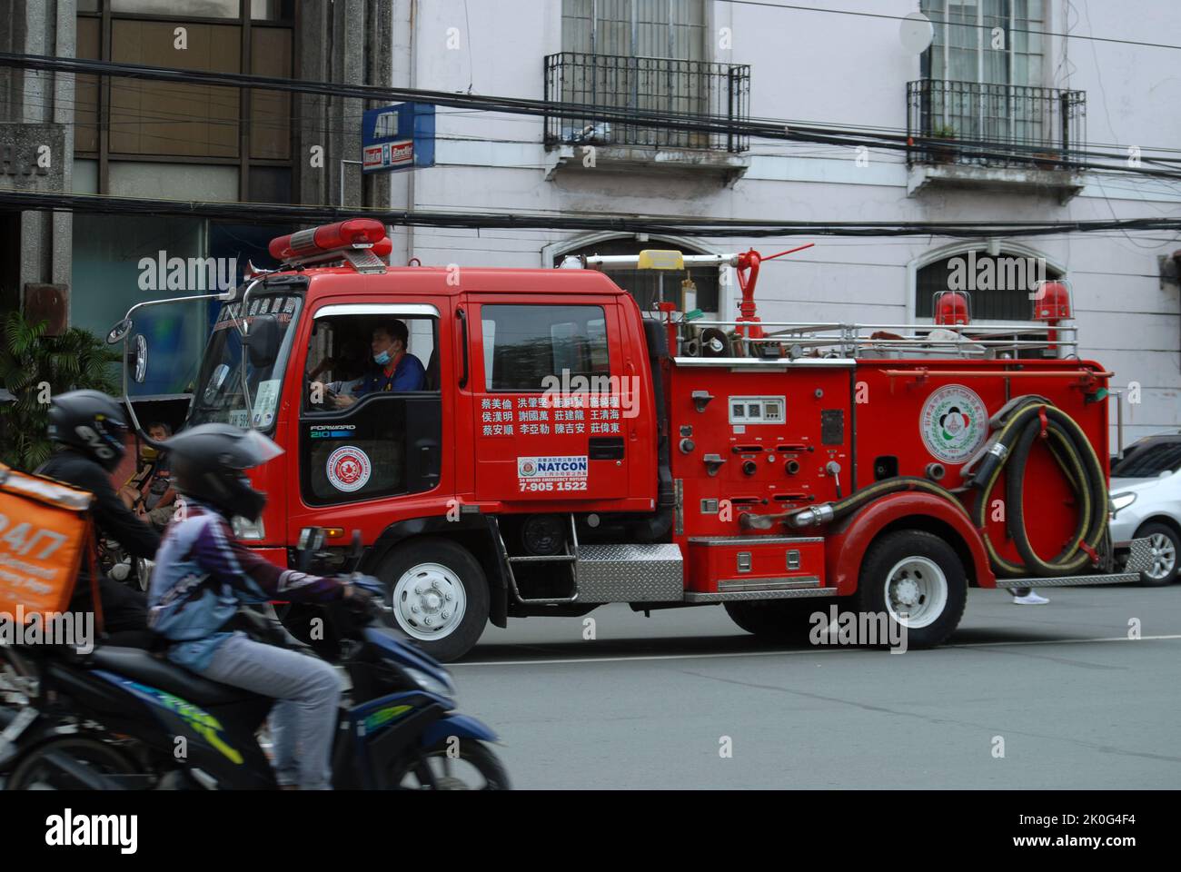 Fire Engine, Manila, Philippines Stock Photo - Alamy