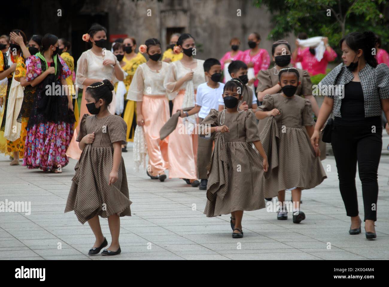 Religious procession, Fort Santiago, Manila, Luzon, Philippines Stock ...