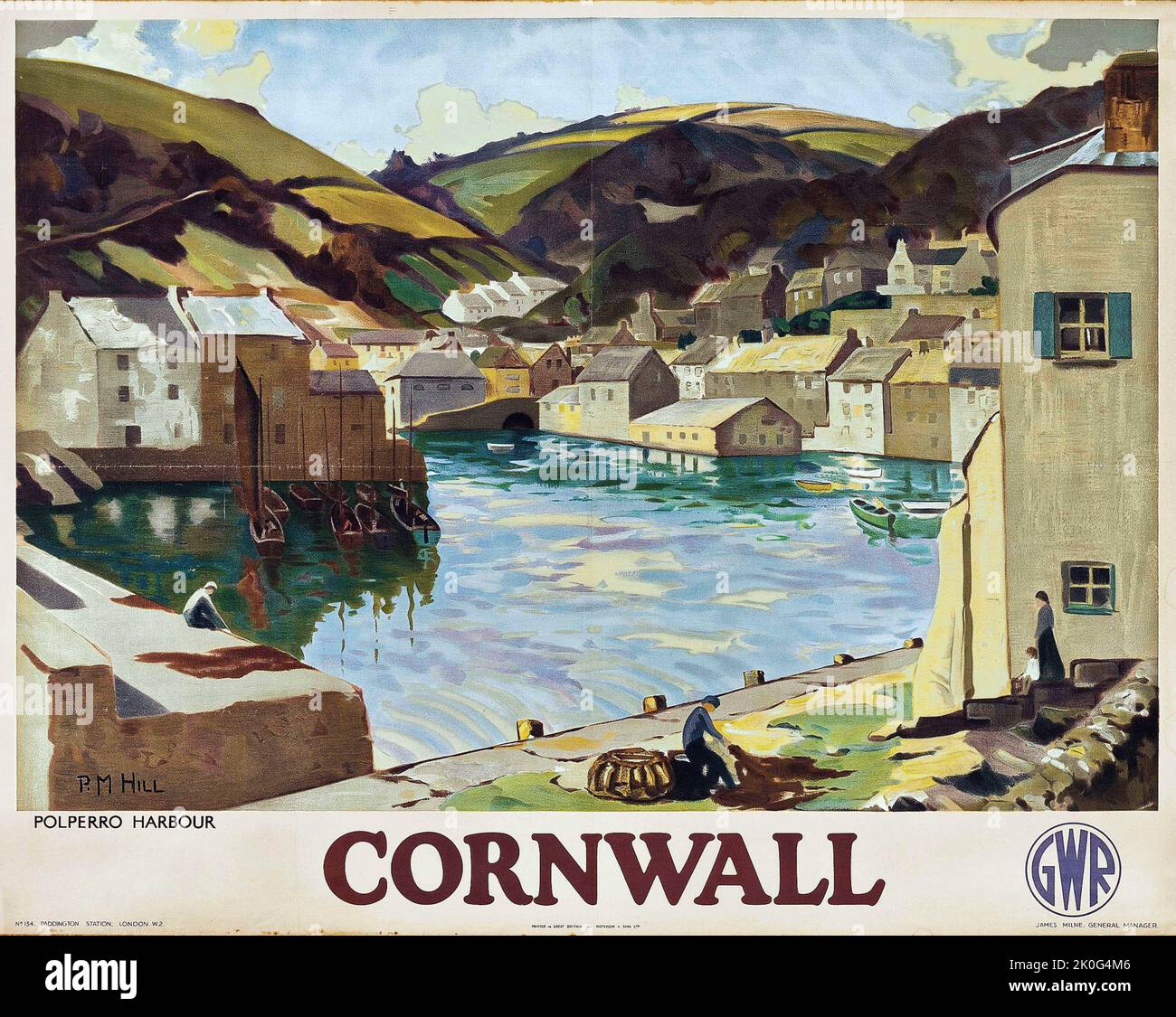 Great western railway poster hi-res stock photography and images - Alamy