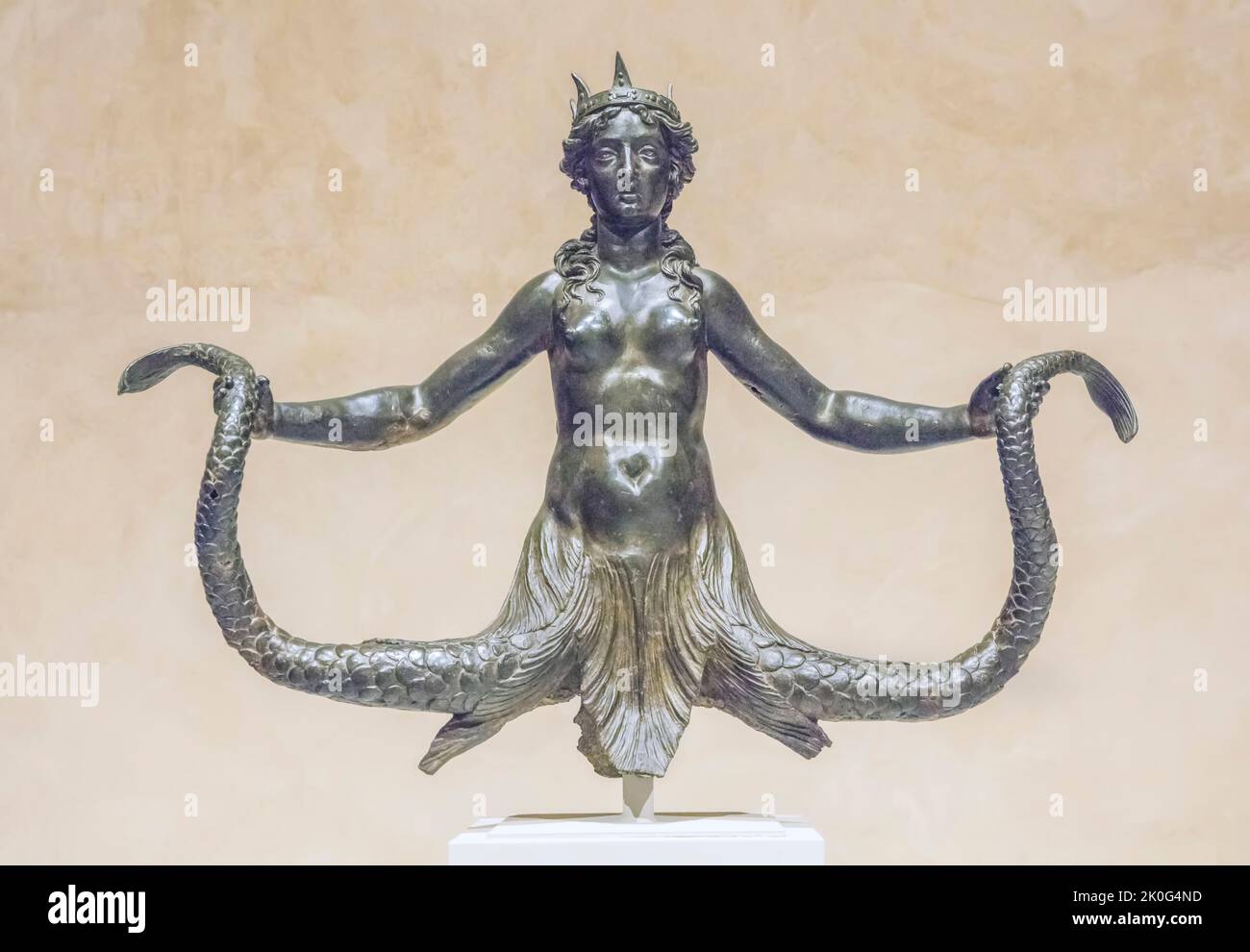 Bronze statue of Siren Rome, Italy ca. 1570 -90 in the Metropolitan ...