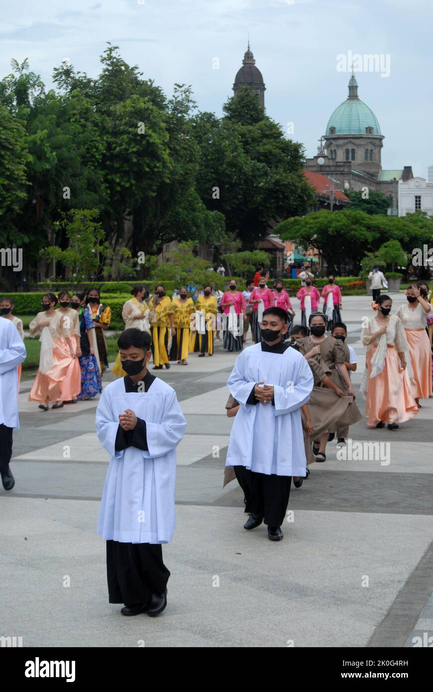 Religious procession, Fort Santiago, Manila, Luzon, Philippines Stock ...