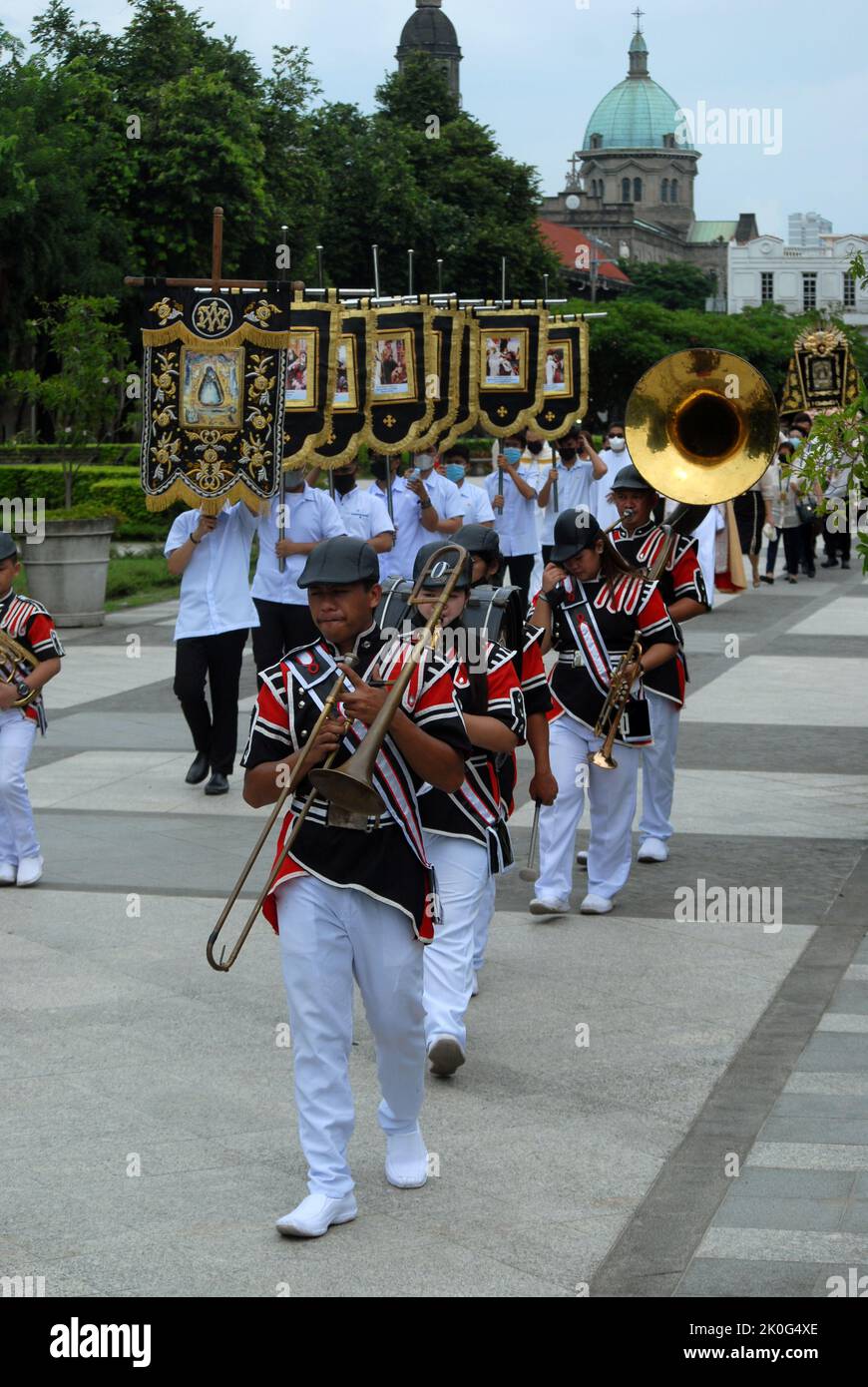 Religious procession, Fort Santiago, Manila, Luzon, Philippines Stock ...