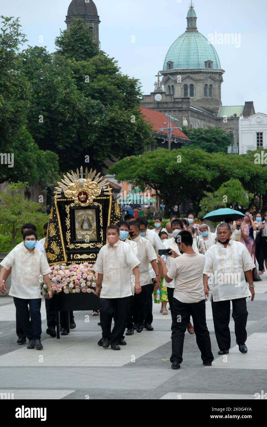 Religious procession, Fort Santiago, Manila, Luzon, Philippines Stock ...