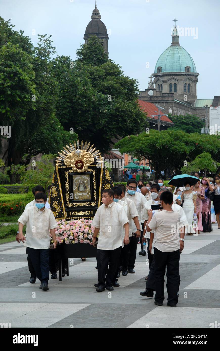 Religious procession, Fort Santiago, Manila, Luzon, Philippines Stock ...