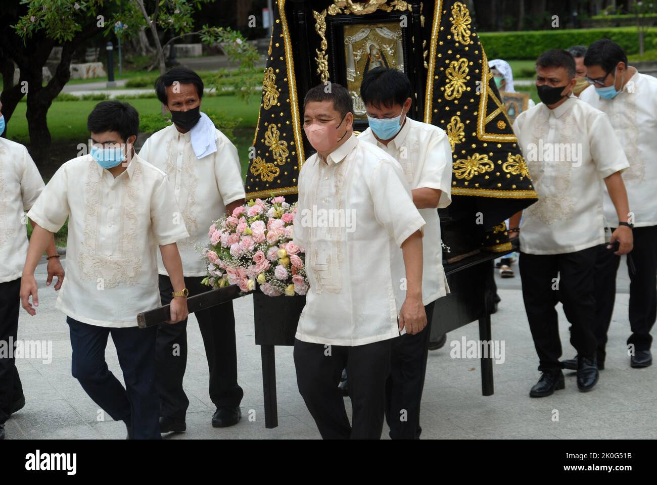 Religious procession, Fort Santiago, Manila, Luzon, Philippines Stock ...
