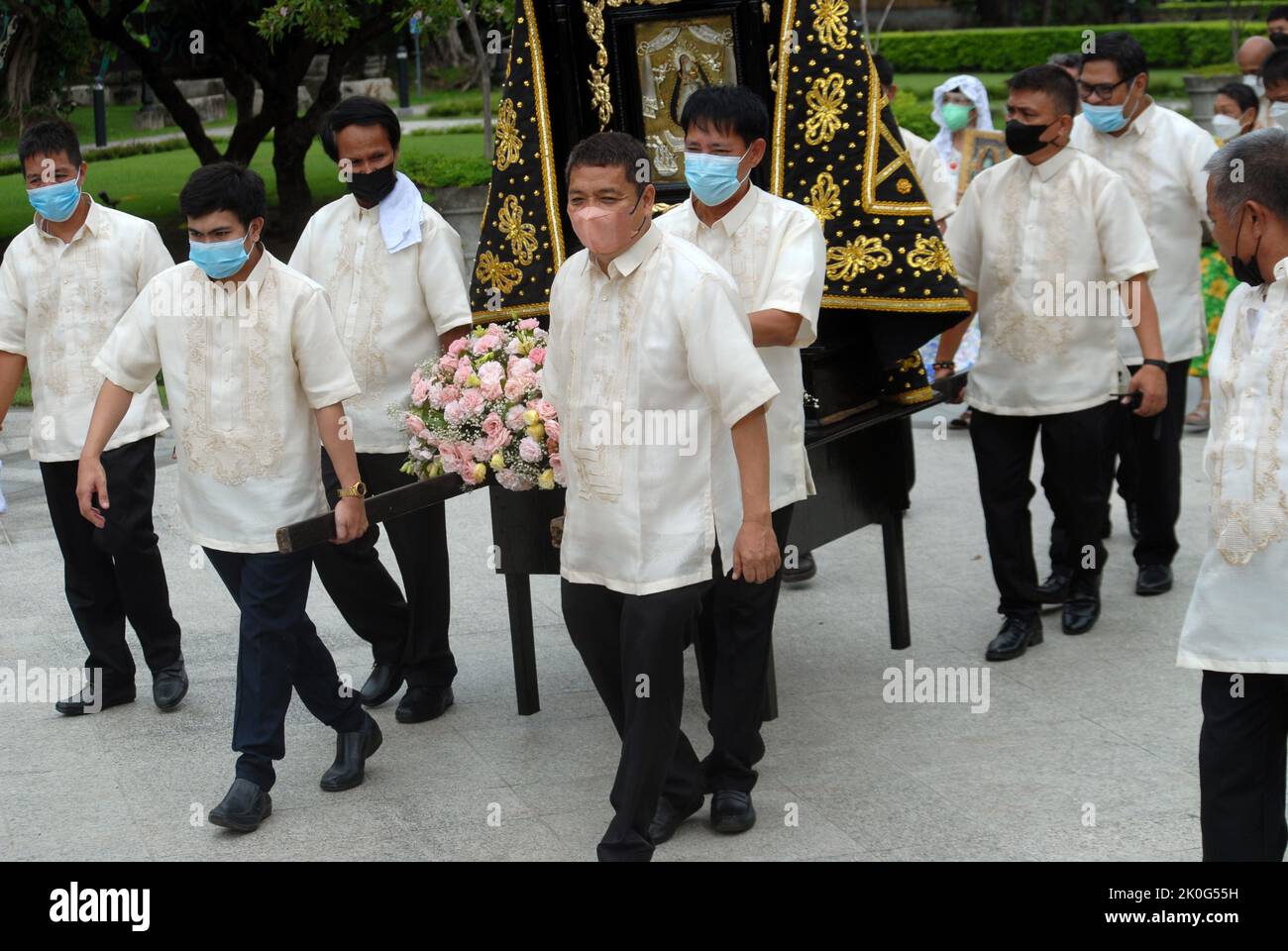 Religious procession, Fort Santiago, Manila, Luzon, Philippines Stock ...