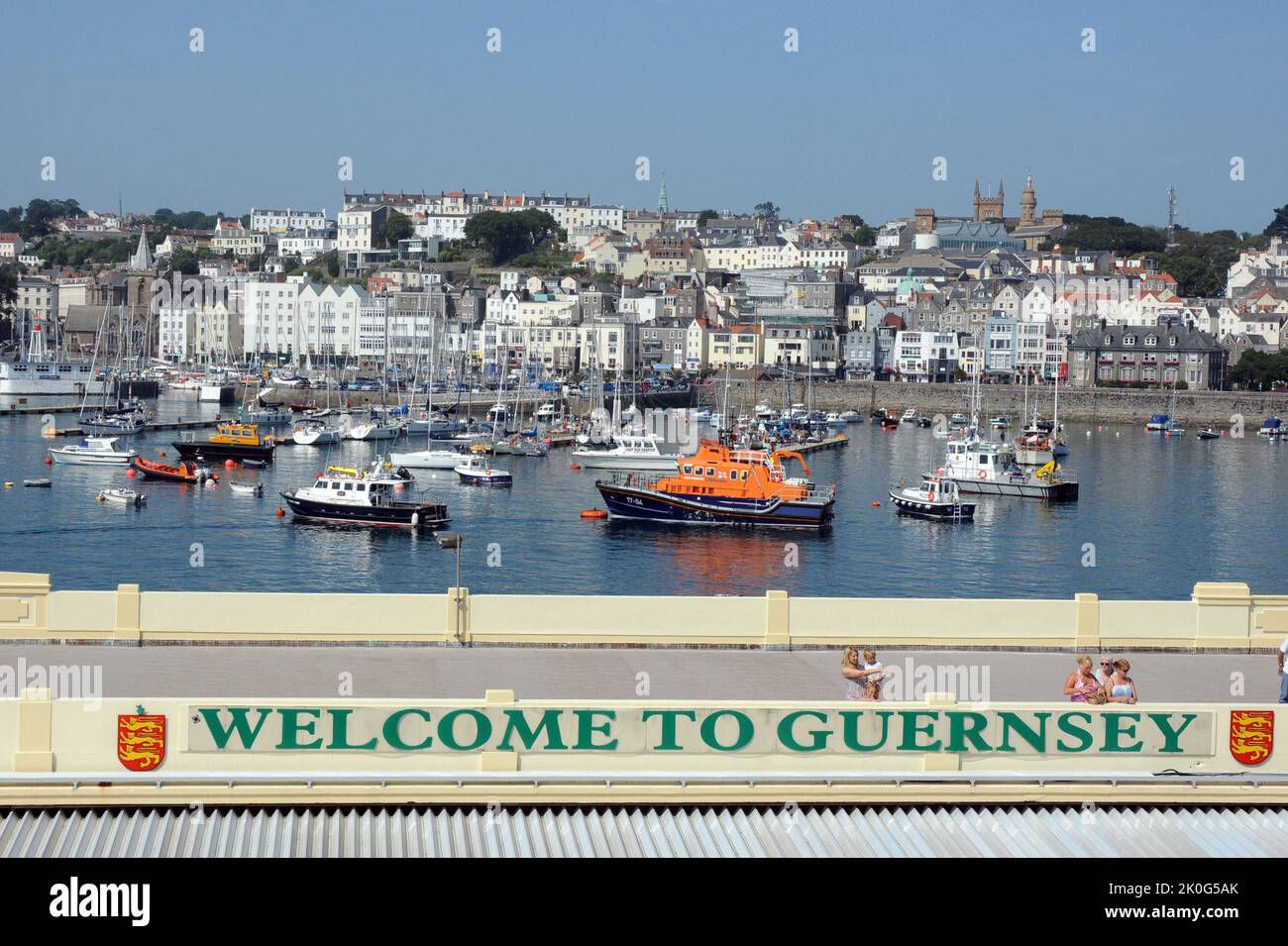 ST. PETER'S PORT, GUERNSEY, CHANNEL ISLANDS. PIC MIKE WALKER, MIKE ...
