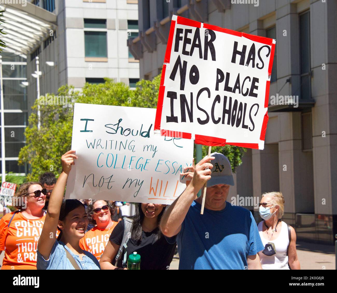 Oakland, CA - June 11, Unidentified participants in March for our Lives ...