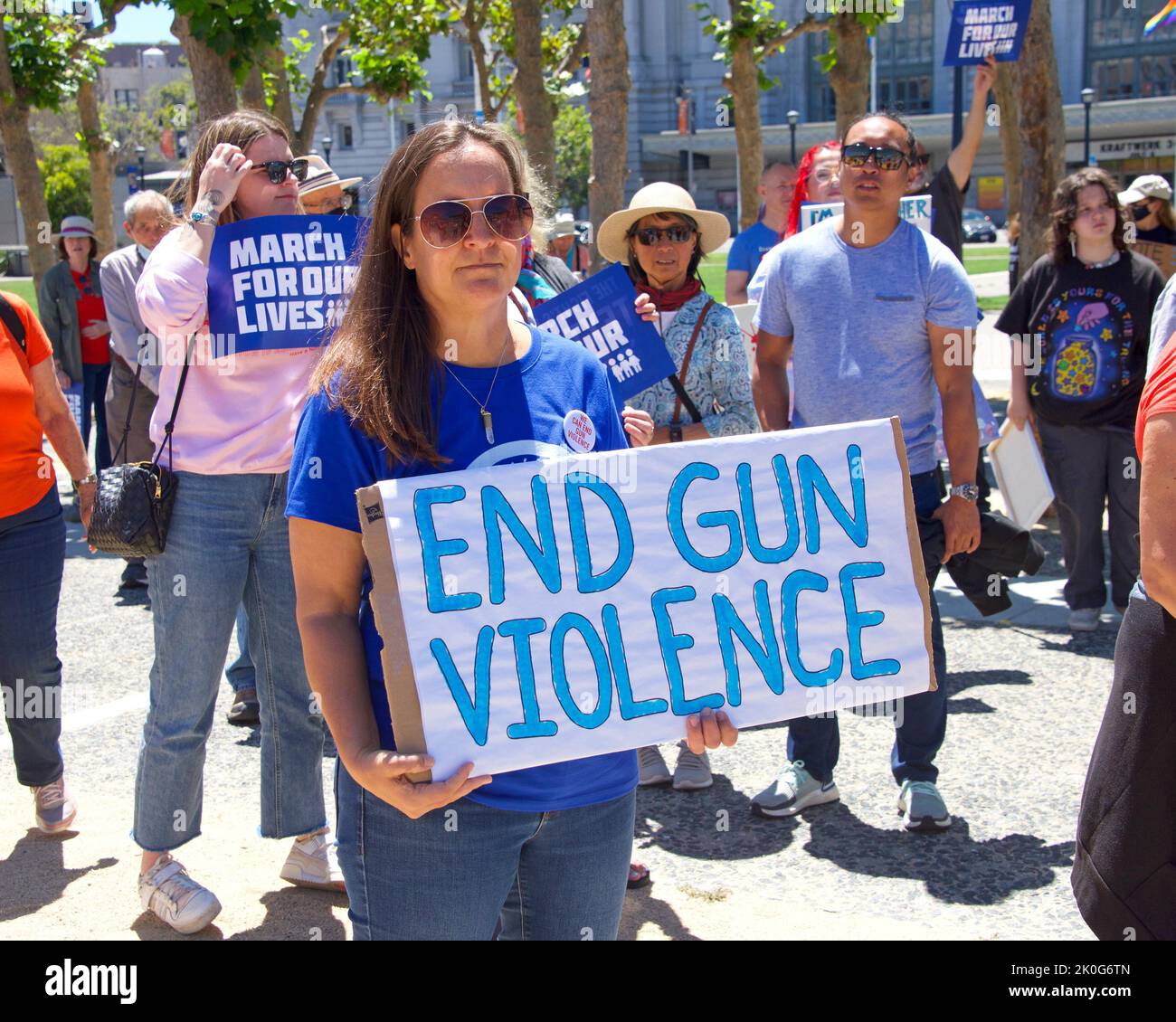 Usa gun control protest hi-res stock photography and images - Alamy